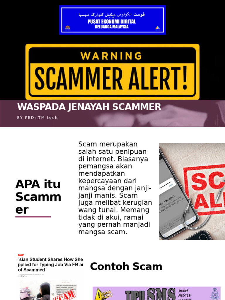 Waspada Jenayah Scammer | PDF