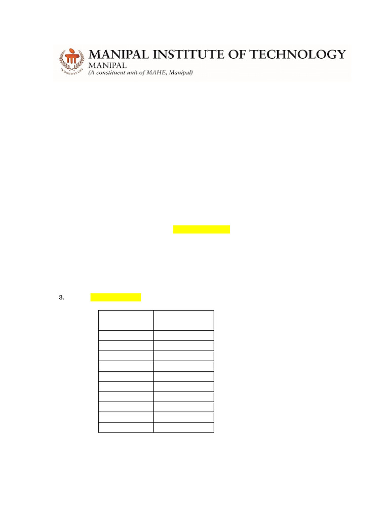 Assignment 1 QP | PDF