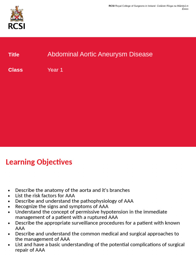 AAA Lecture 2022 Year 1 | PDF