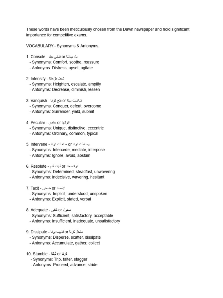 Vocabulary CSS Platform | PDF