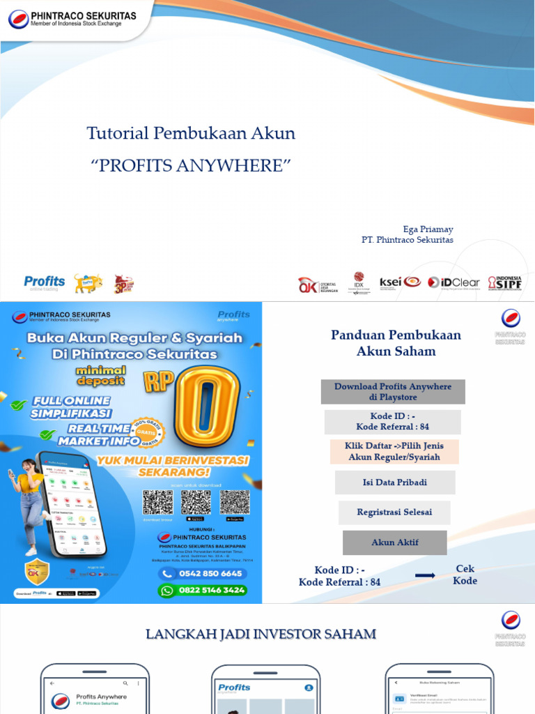 Tutorial Registrasi Akun UNIBA | PDF