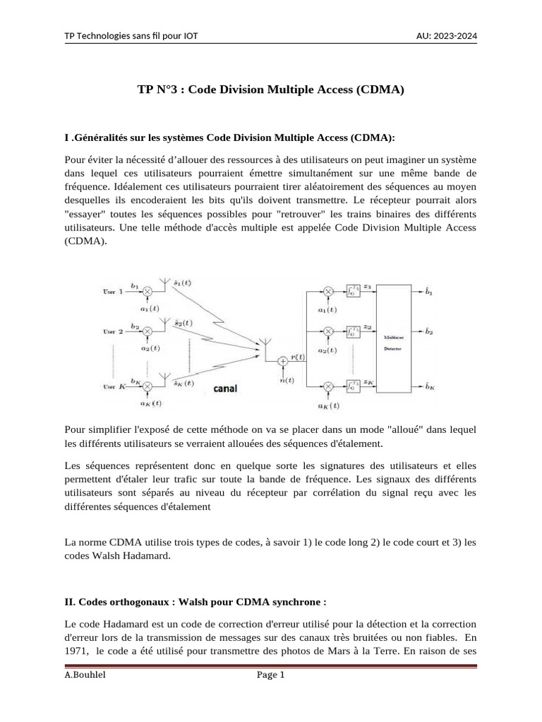 TP 3 Cdma | PDF