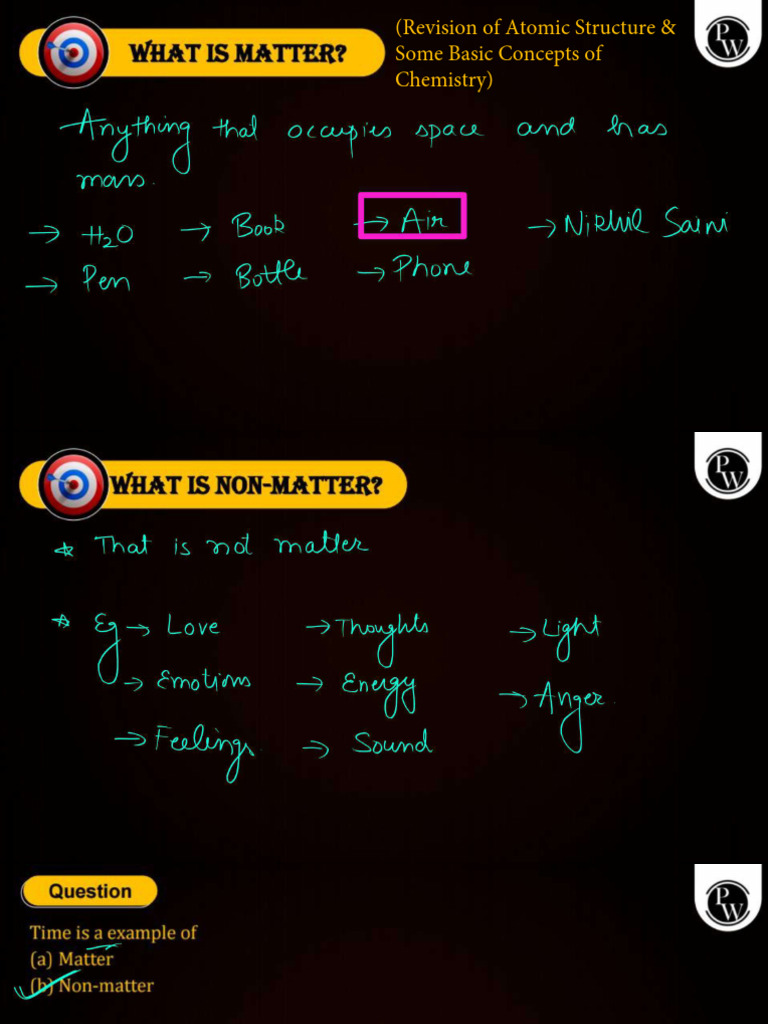 Atomic Structure & Some Basic Concepts of Chemistry - Revision - Only ...