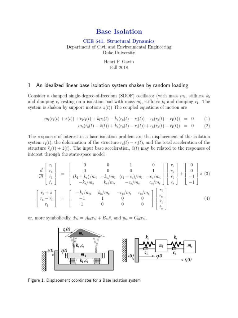 Base Isolation | PDF