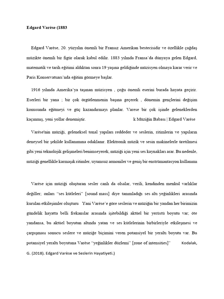 Edgard Varése | PDF