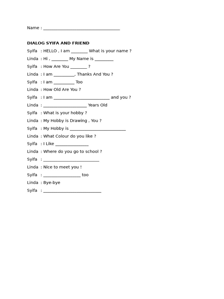 Soal Bahasa Inggris Introduction | PDF