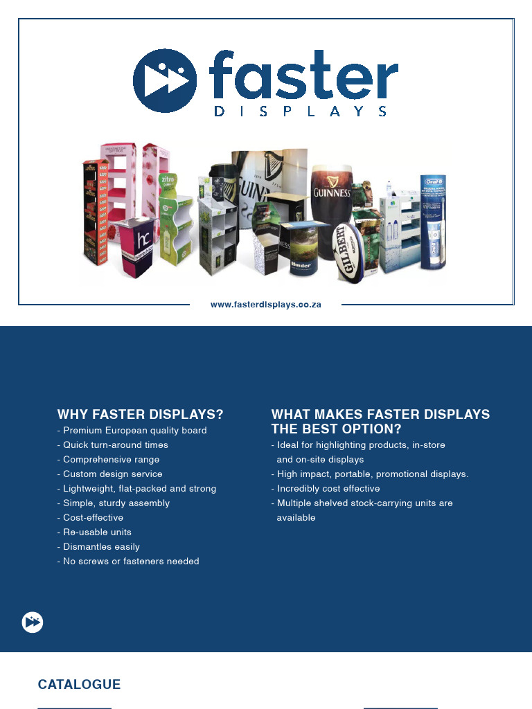Faster Displays Brochure - Extended 2022 | PDF