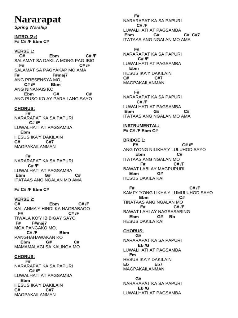 Nararapat | PDF