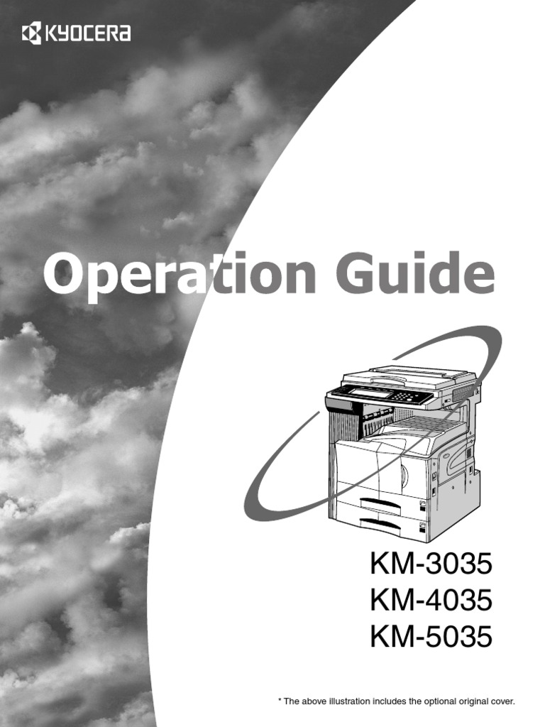 Km-3035-4035-5035-Operation Guide | PDF