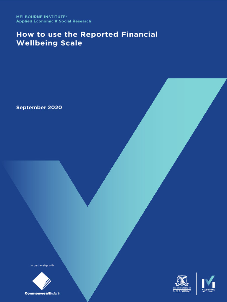How-to-use-the-Reported-Financial-Wellbeing-Scale | PDF