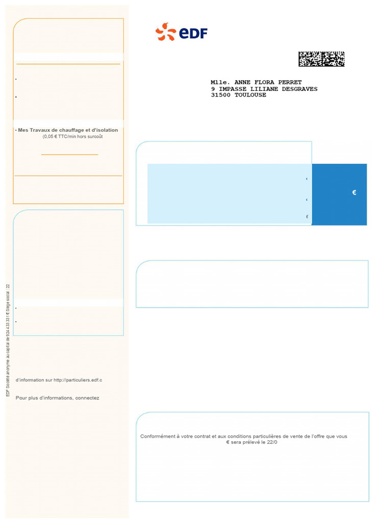 Facture Edf | PDF
