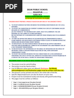 Class 12 Physics Project Topics | PDF