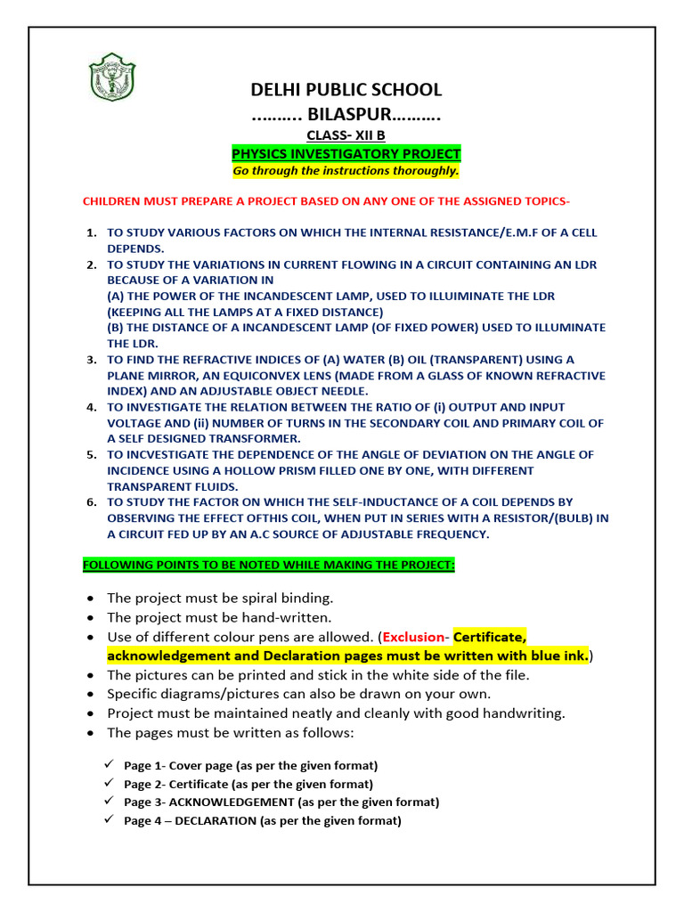 Physics Project Class 12 B Session-2023-24 | PDF | Inductor | Transformer