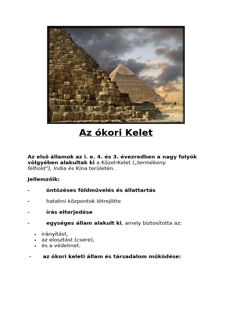 Az Ókori Kelet | PDF