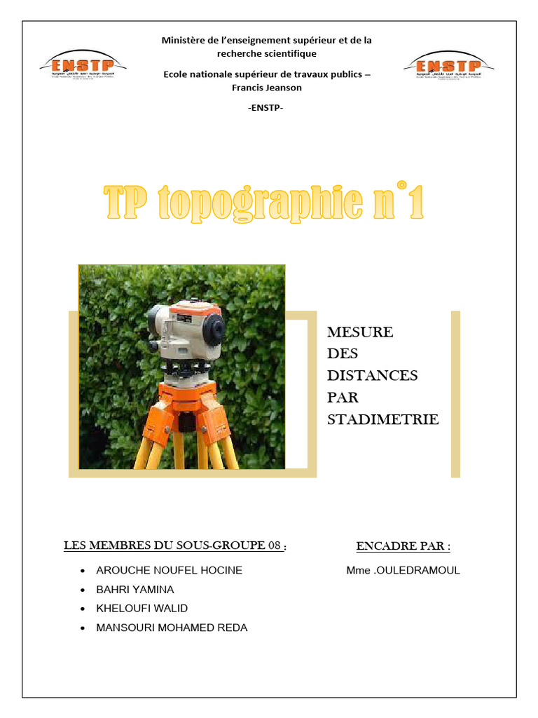 TP N°1 Topo | PDF