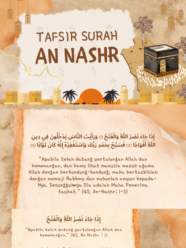Tafsir Surah An Nashr | PDF