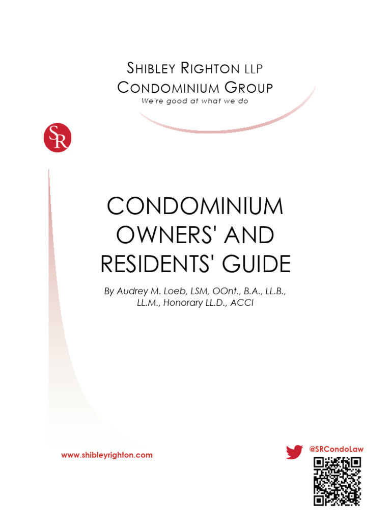 Condominium Owners and Residents Guide | PDF | Condominium | Board Of ...
