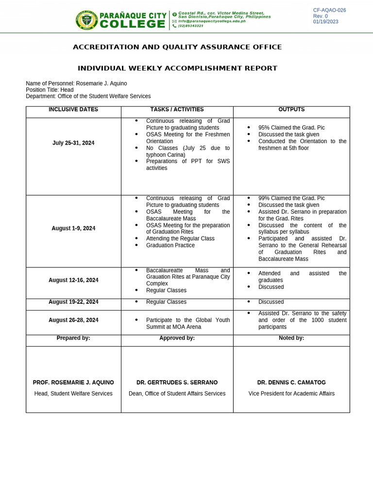 IWAR - July 25 - August 28 Quino R | PDF