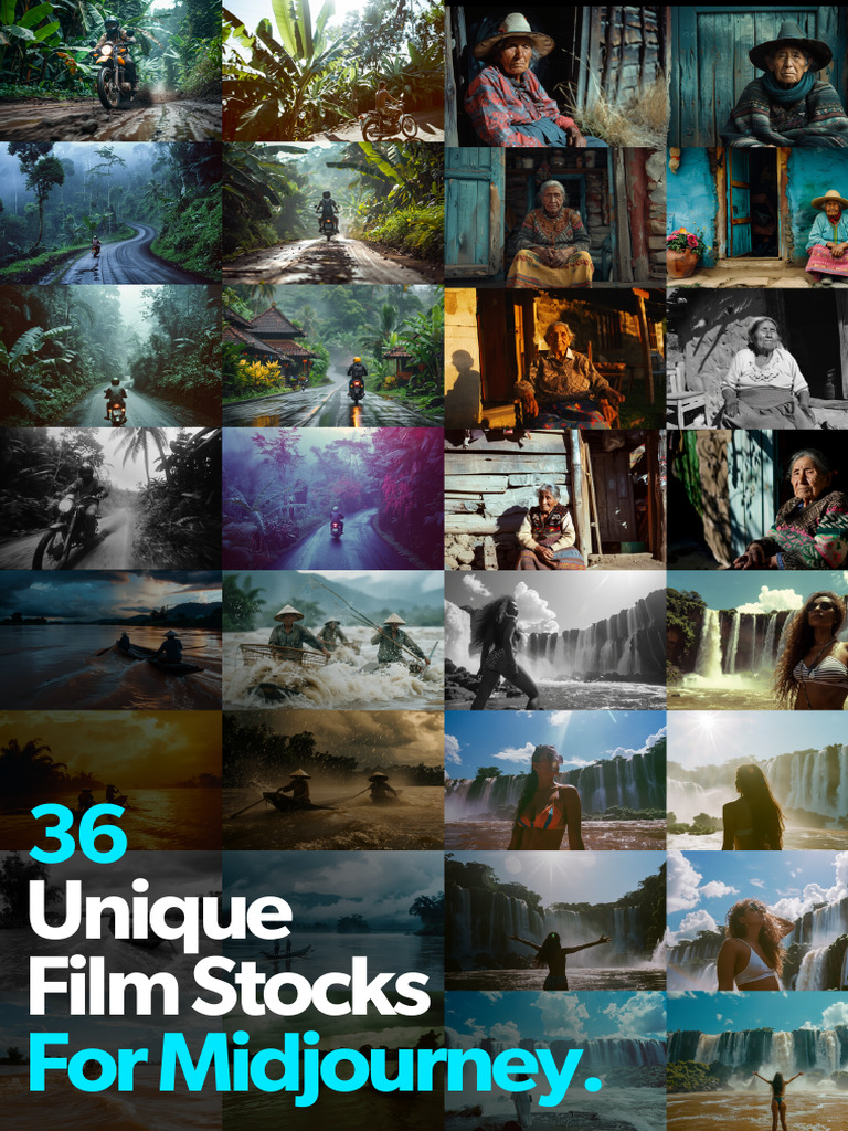 36 Film Stocks For Midjourney | PDF