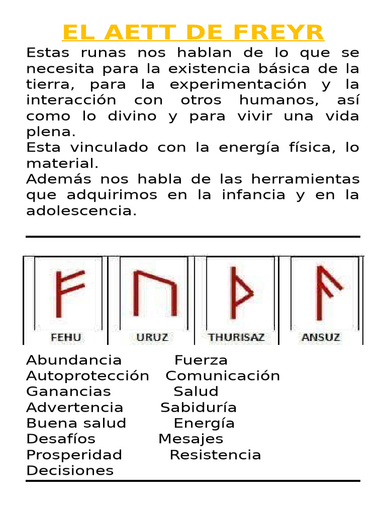 El Aett de Freyr | PDF