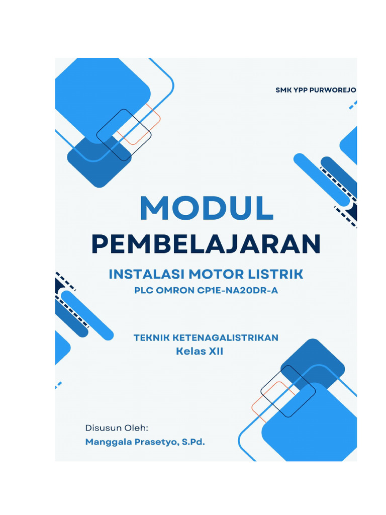 MODUL PEMBELAJARAN MAPEL IML (PLC Omron CP1E-NA20DR-A) | PDF