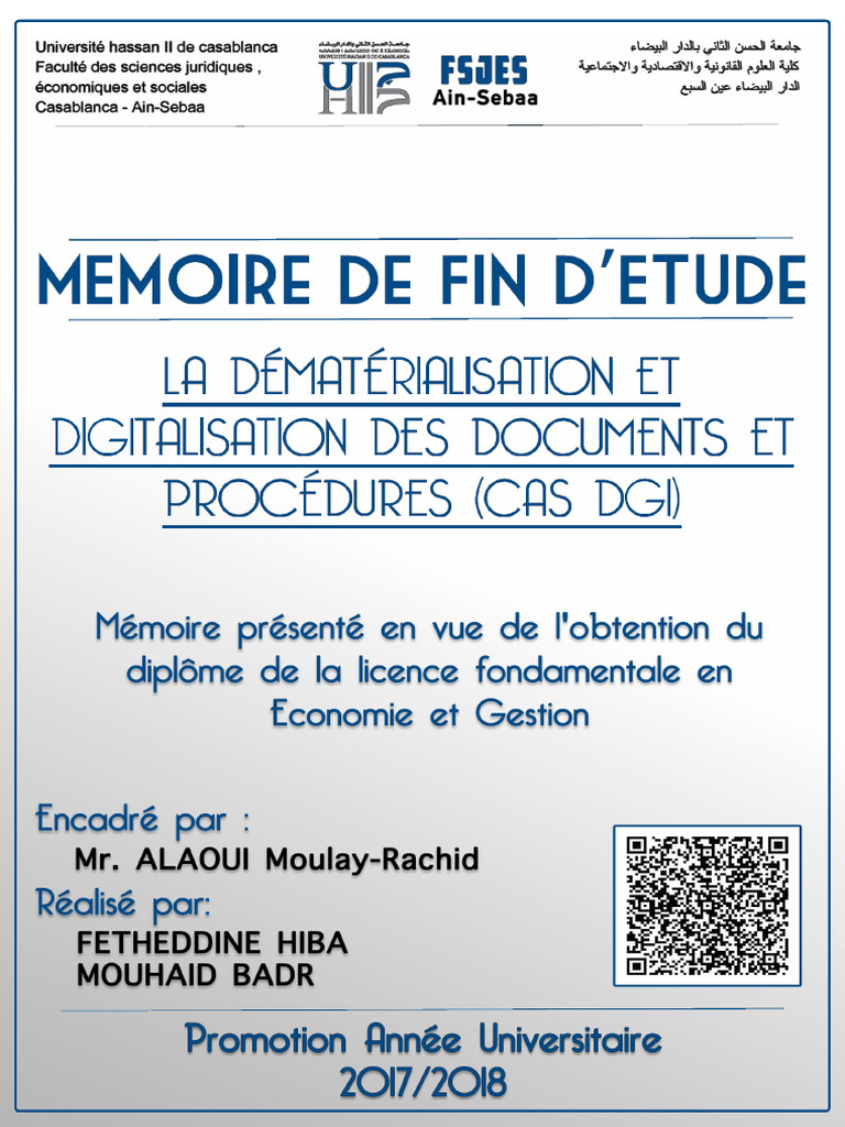 Projet Fin D'etude | PDF | Informatique