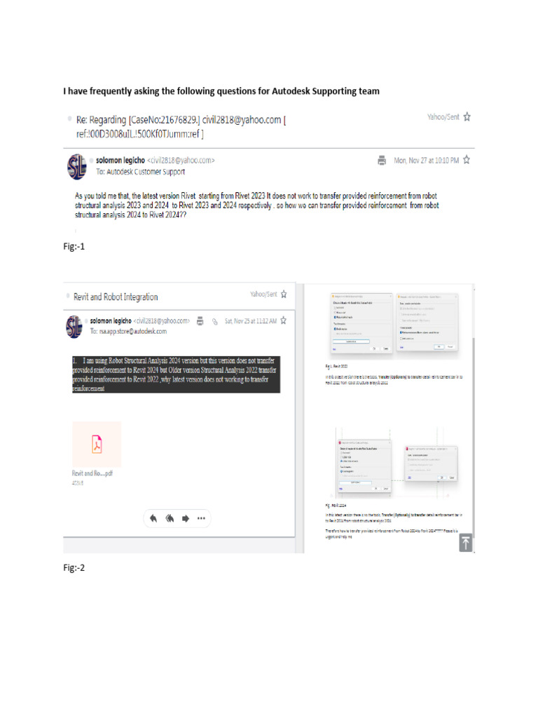 Revit And Robot Integration Problem Email Response From Autodesk 8767