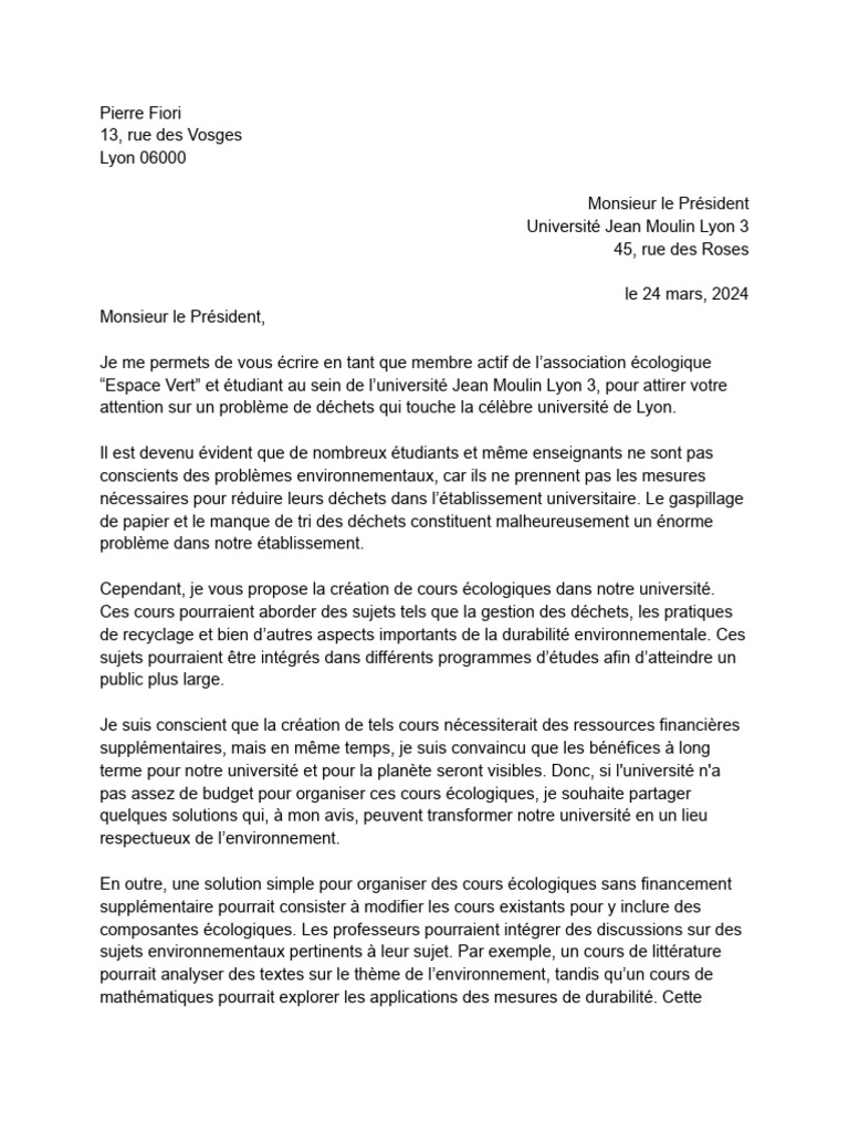 Lettre B2 | PDF