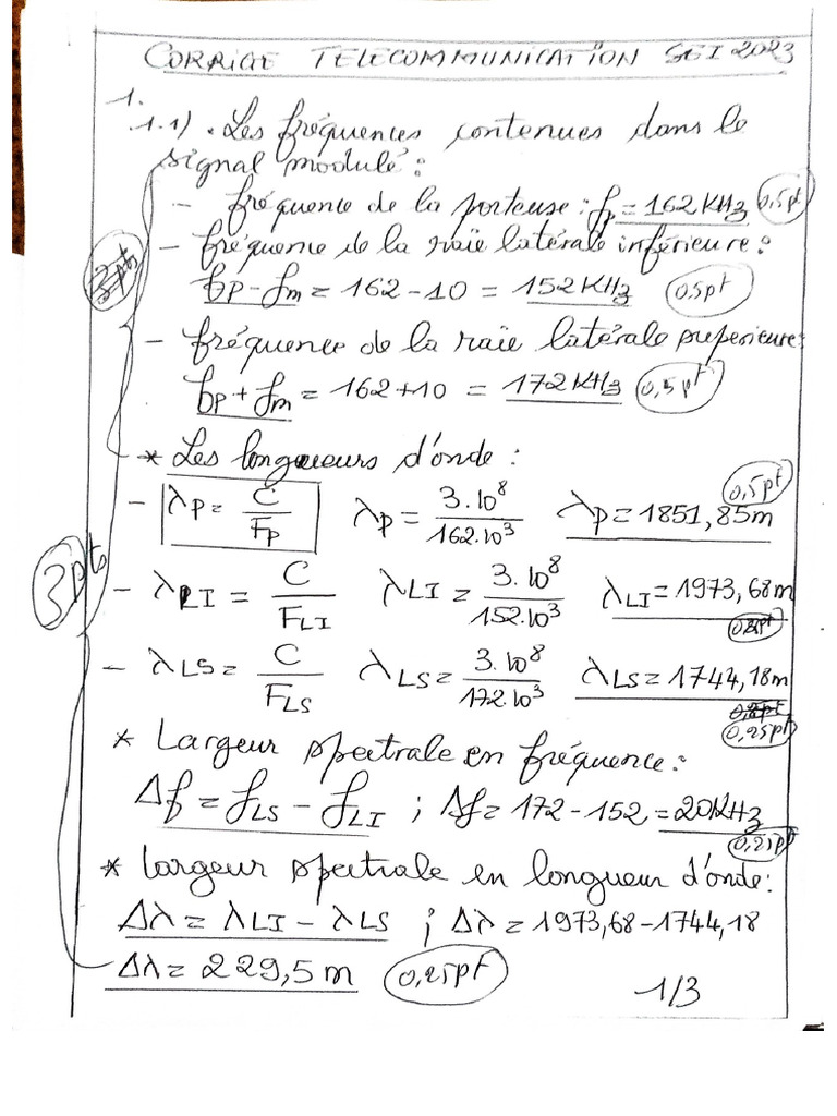 Correction EST Et Physique | PDF