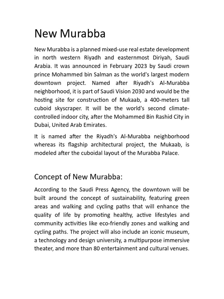 New Murabba | PDF