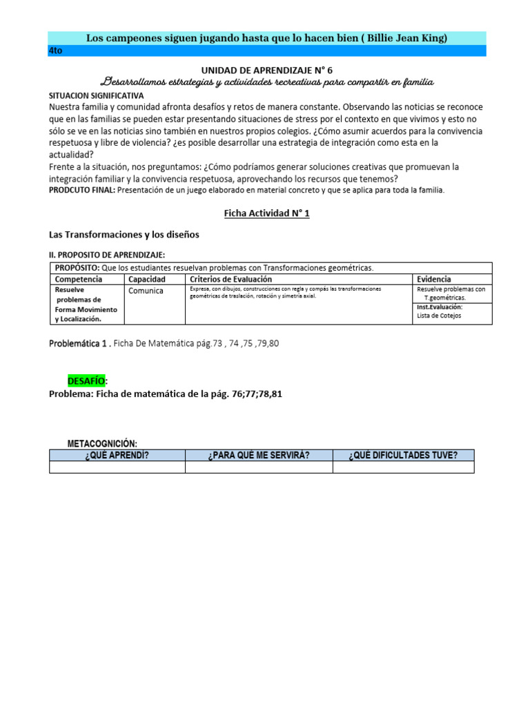 ficha N°1-u6-4° (2) | PDF