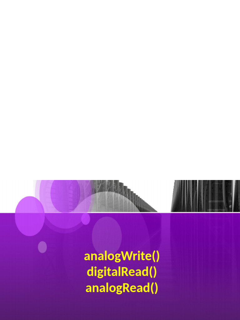 Analogwritedigital Analogread | PDF