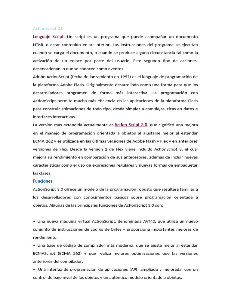 ActionScript 3 | PDF