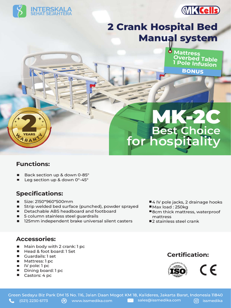 BrosurHospitalBed mk-2c | PDF