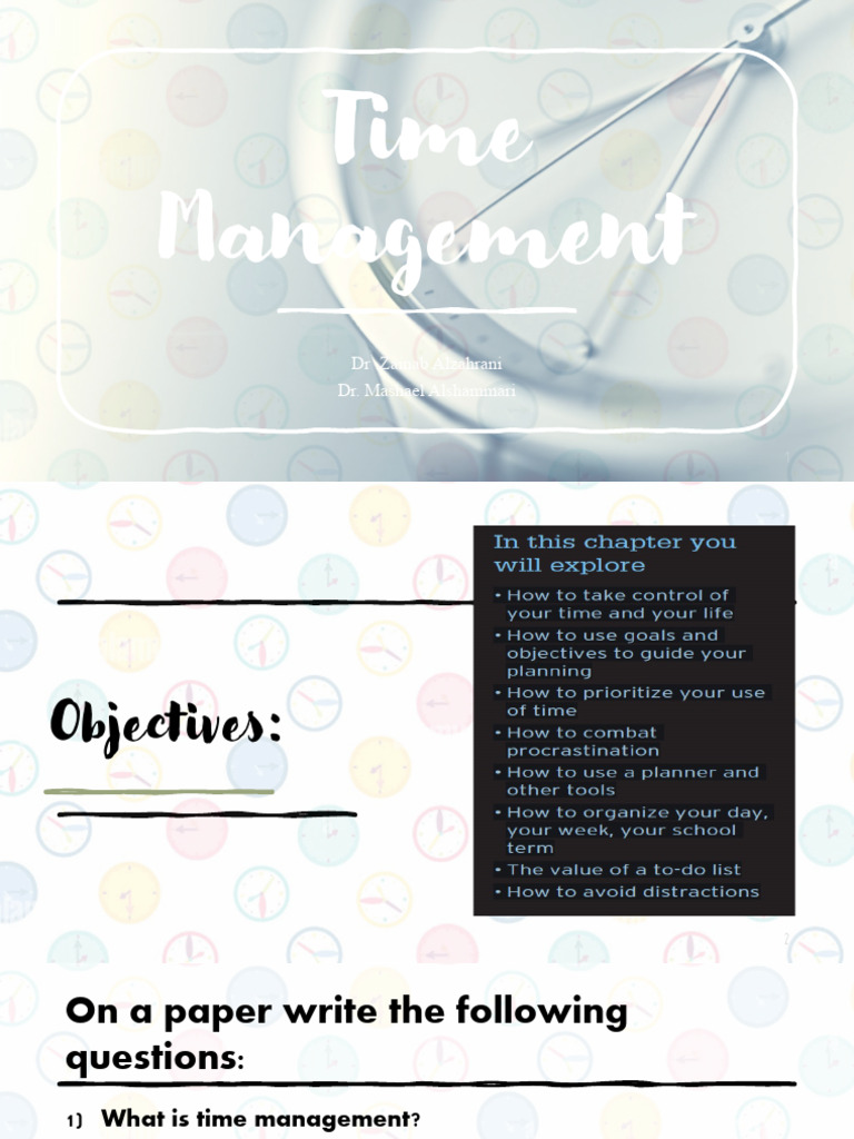 Unit 2 Time Management | PDF