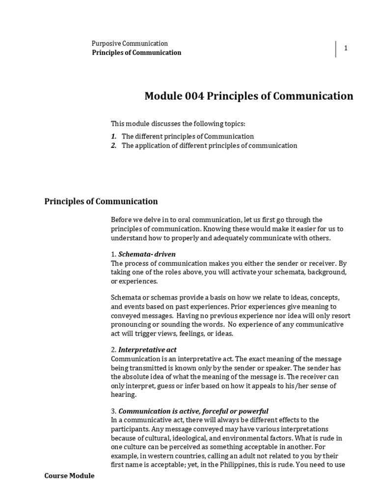 Principles of Communication | PDF