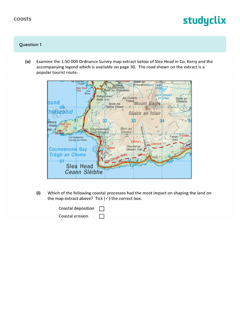Coasts Questions | PDF