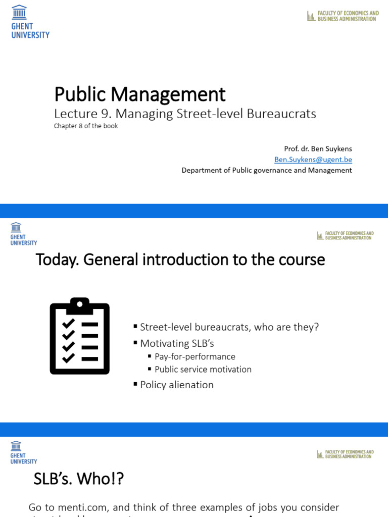 Lecture 9. Managing SLB's | PDF