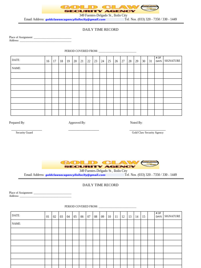 Gold Claw DTR | PDF