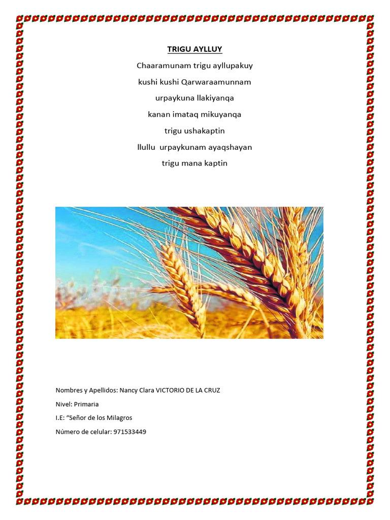 Victorio de La Cruz Nancy Clara | PDF