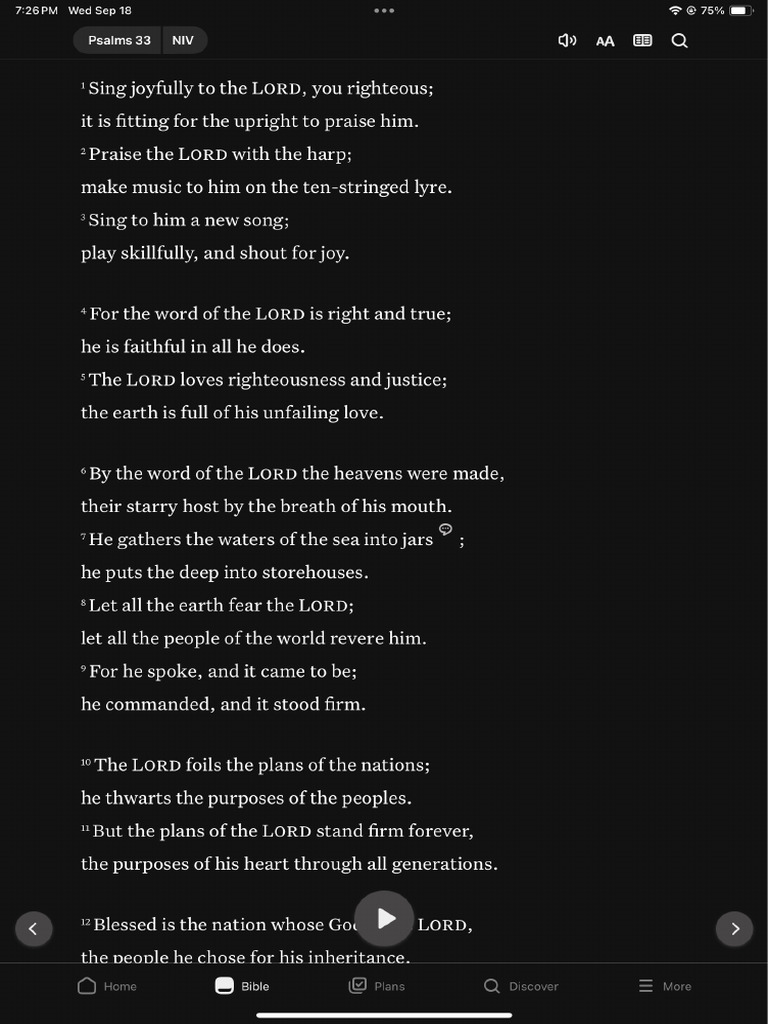 Psalm 33 | PDF