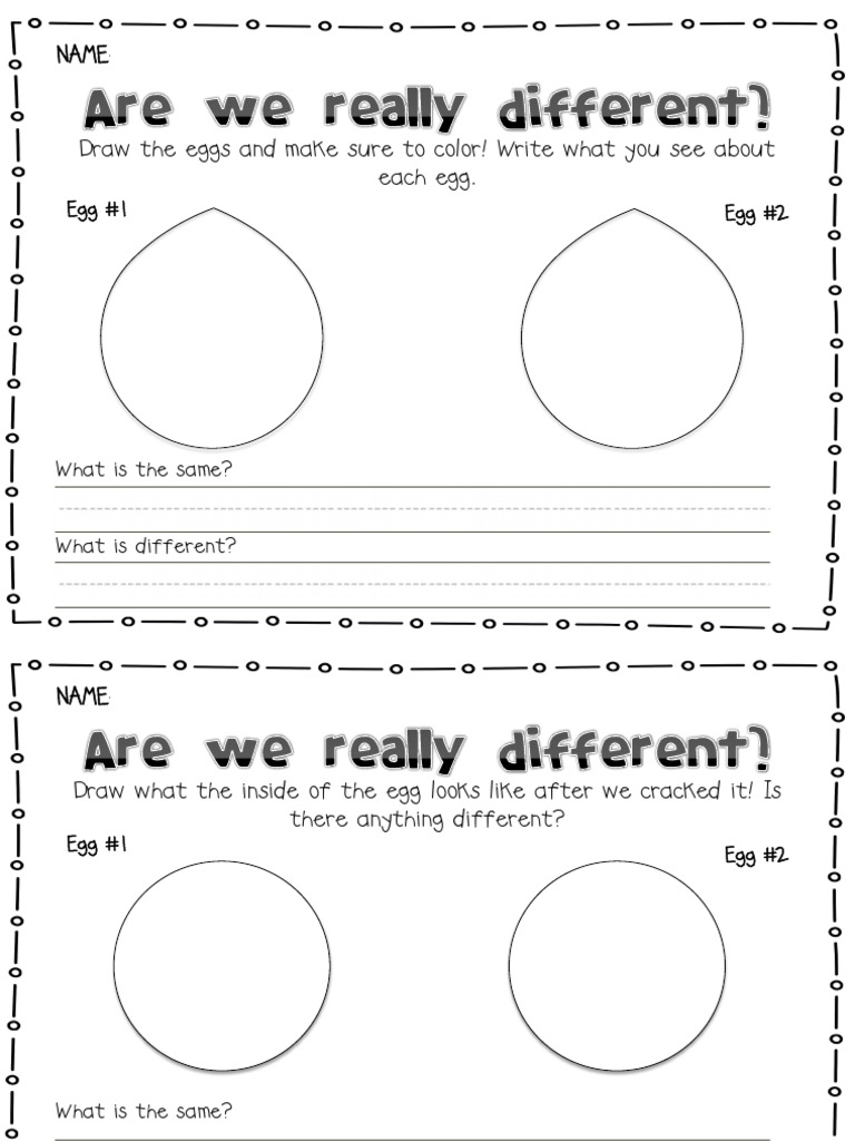 MLK Egg Experiment | PDF