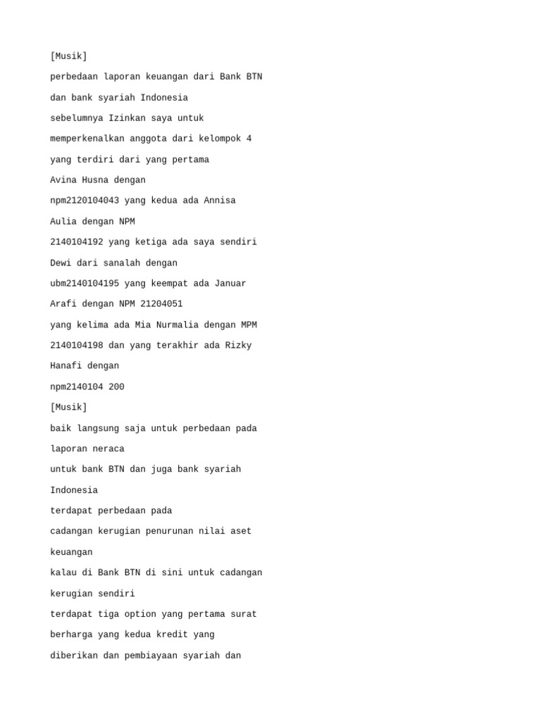 ANALISIS PERBEDAAN LAPORAN KEUANGAN BANK KONVENSIONAL (BTN) DAN BANK SYARIAH (BSI) [Indonesian ...