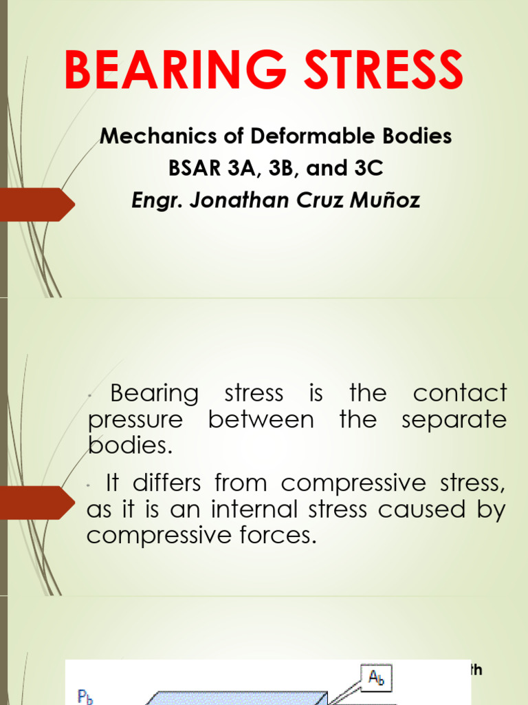 4_Bearing-Stress | PDF