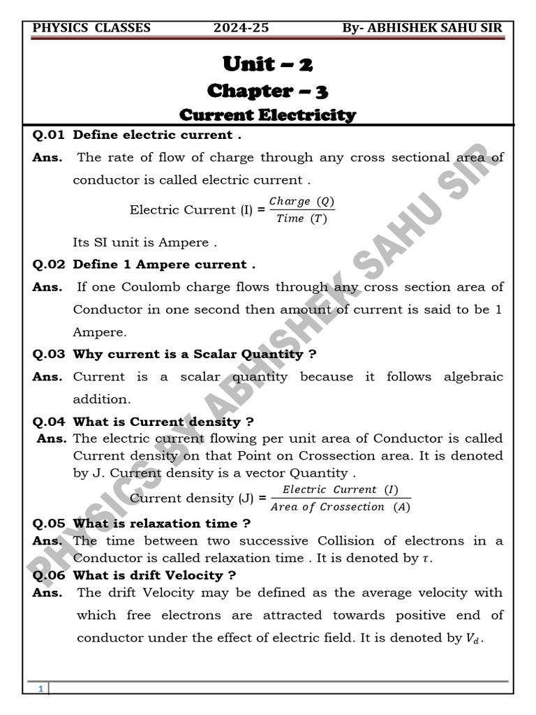 Unit - 2: Chapter - 3 | PDF