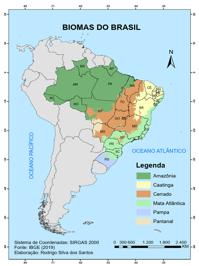 Mapa Biomas Do Brasil | PDF