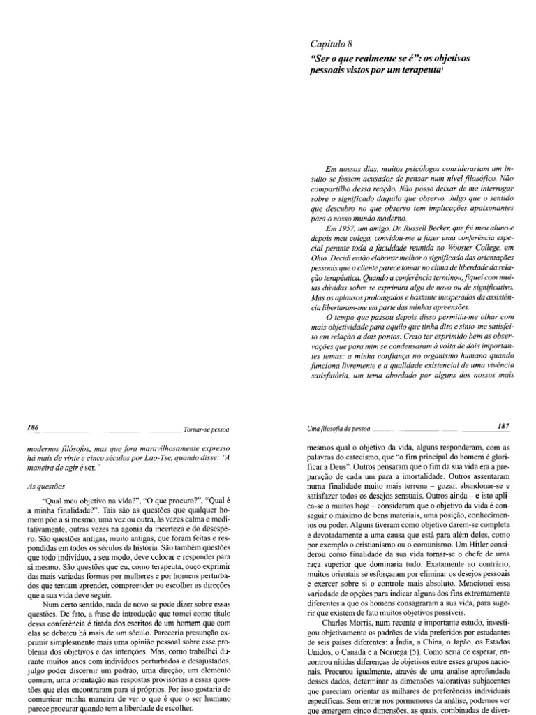 Livro Carl Roger Cap8 | PDF