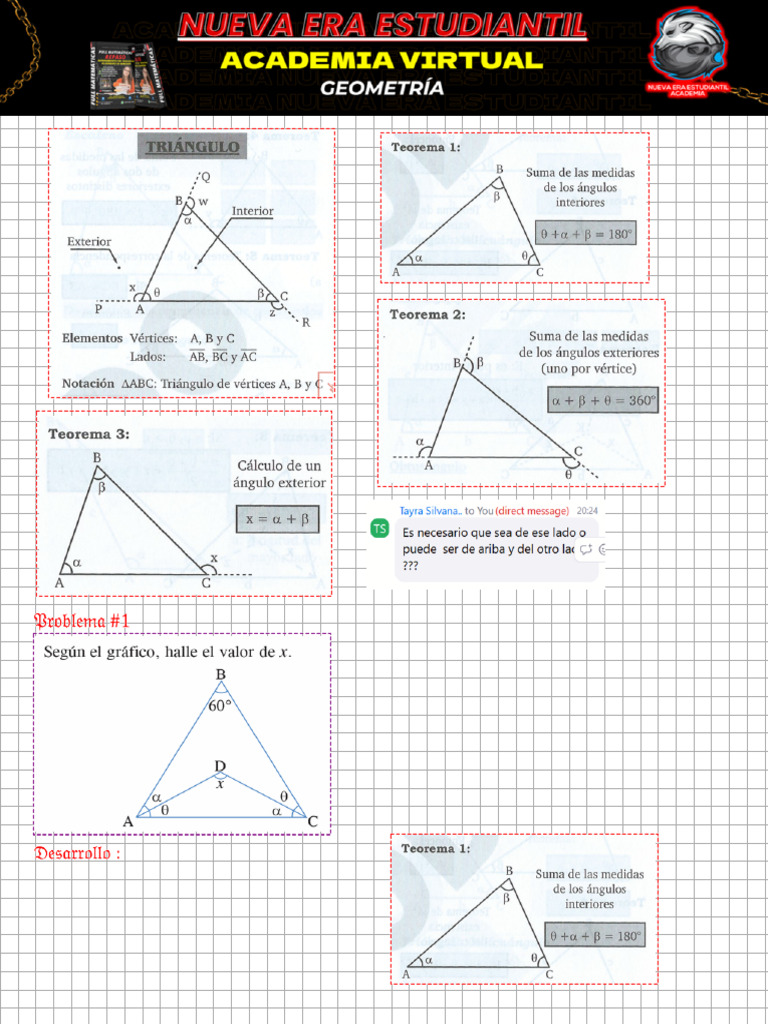 CLASES GRATIS #1 y 2 - GEOMETRÍA | PDF