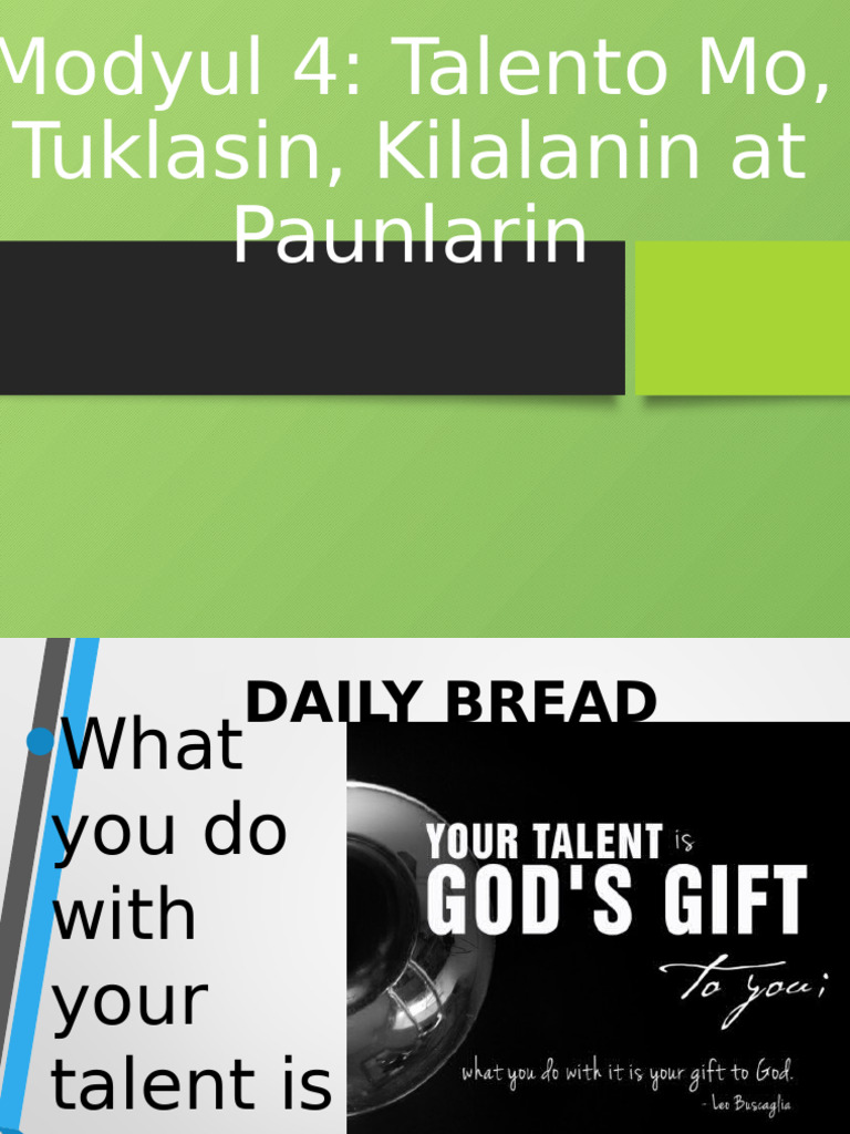 Vdocuments - MX Esp 7 Modyul 2 Talento Mo Tuklasin Kilalanin at Paunlarin | PDF