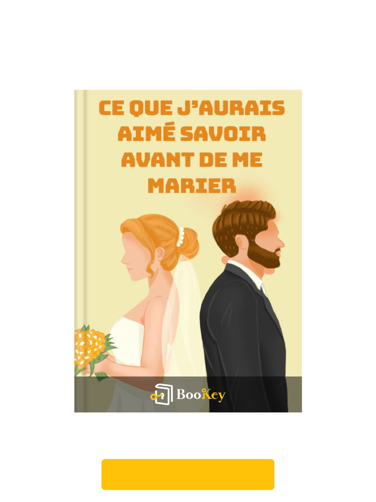 Ce Que Jaurais Aime Savoir Avant de Me Marier | PDF